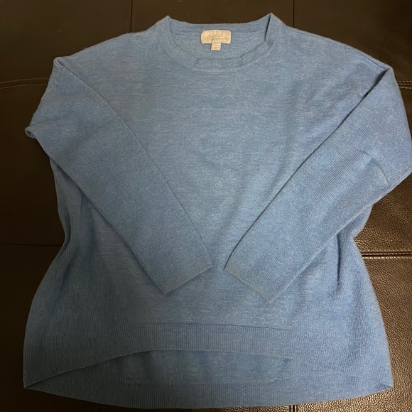 PURE | Sweaters | Pure Light Blue Cashmere Sweater 8 | Poshmark